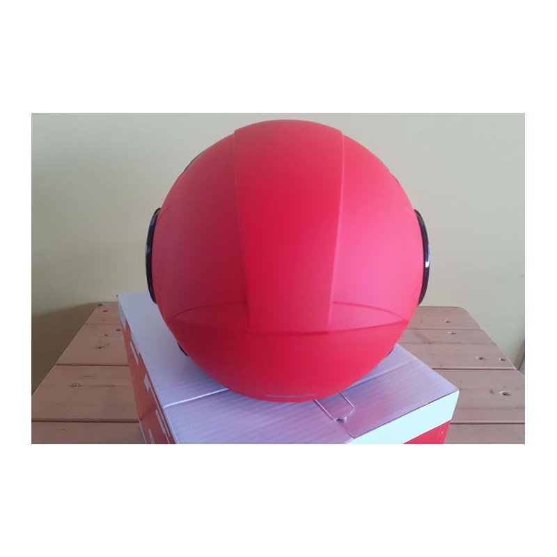 GIVI GLOSSY RED JET HELMET Color MATT RED Size 54