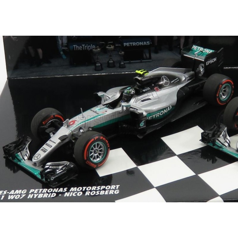 MERCEDES F1 W07 HYBRID AMG PETRONAS WORLD CHAMPION 2016